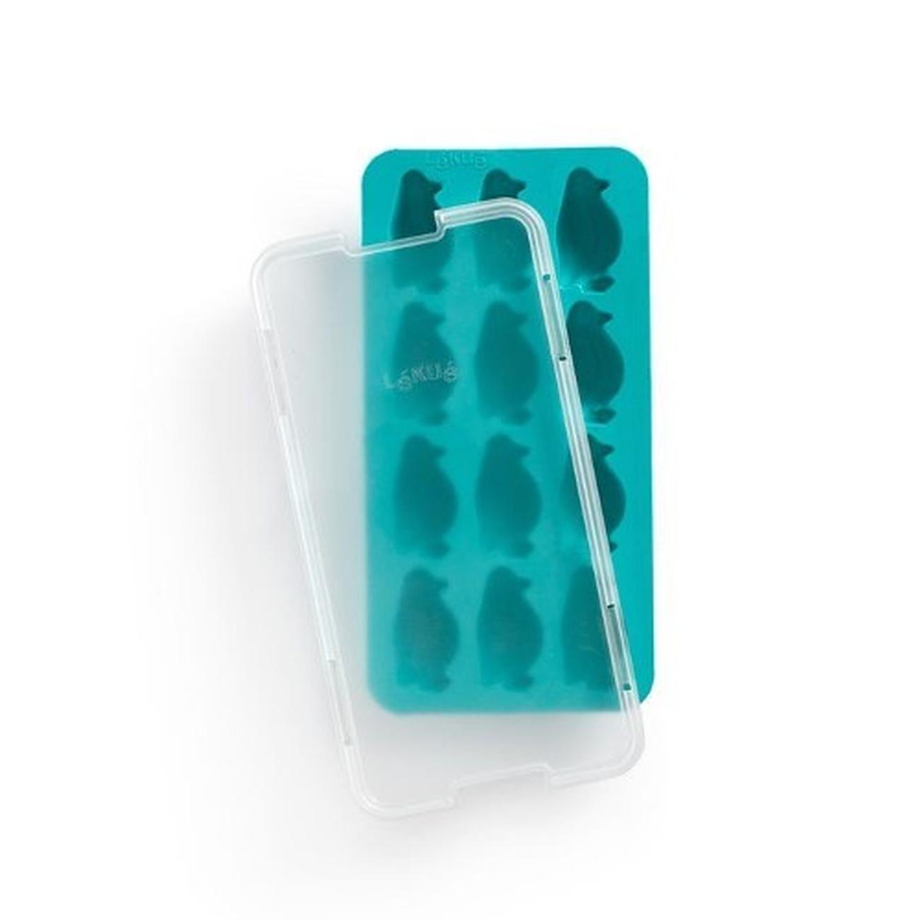 Lekue Penguin Ice Cube Tray Turquoise