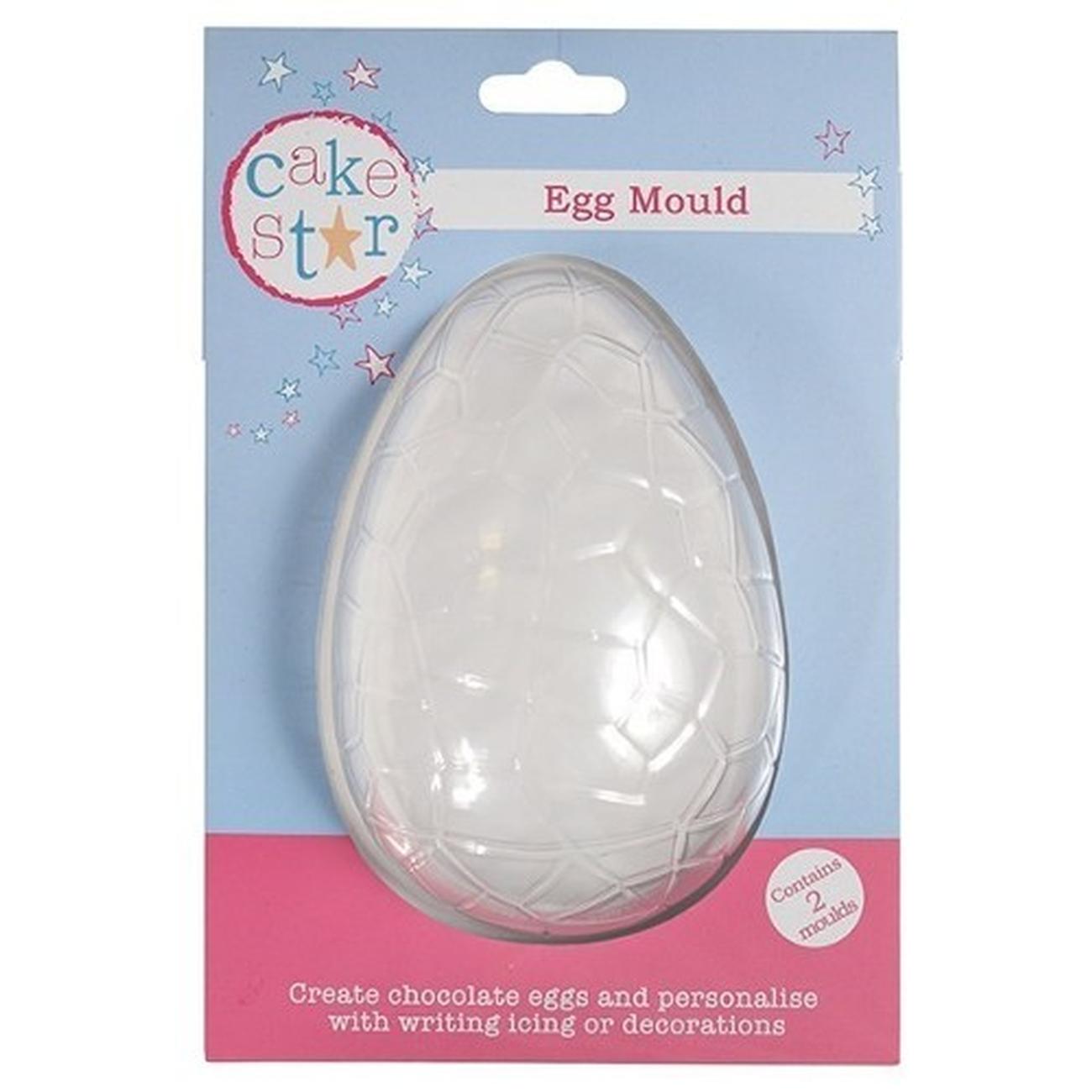 Cake Star Chocolate Egg Mould Large