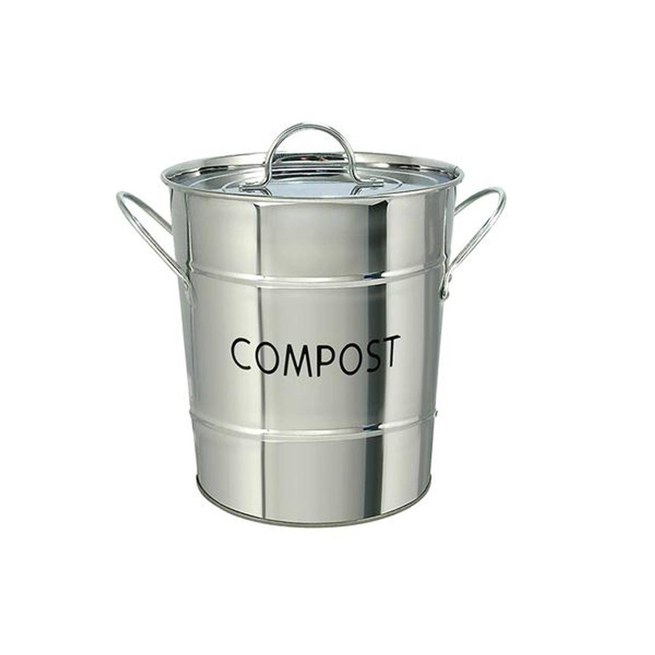 Eddingtons Compost Pail Stainless Steel