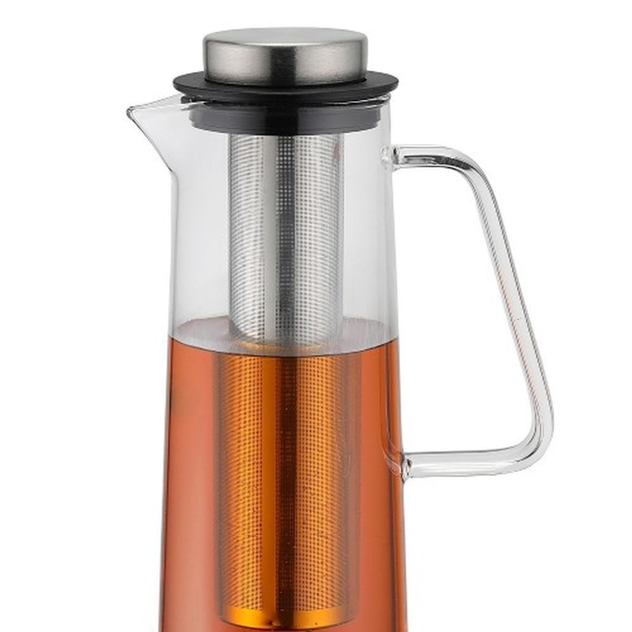 Weis Glass Carafe with Deep Filter Infuser 1L