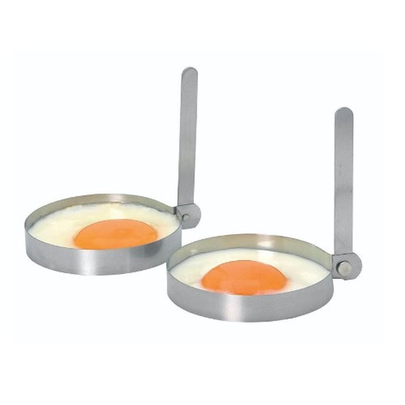 KitchenCraft Set of 2 Stainless Steel Eggs Rings
