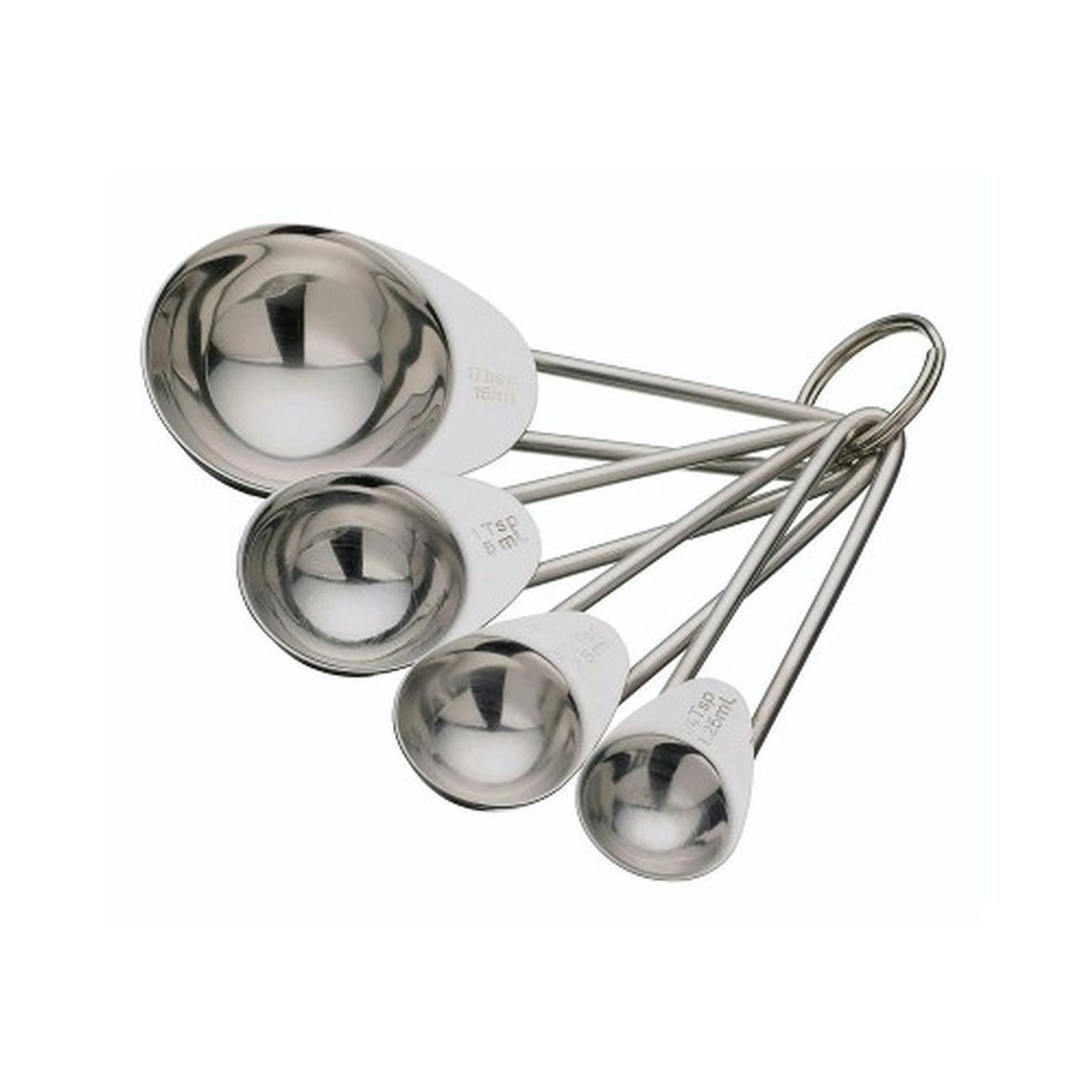 KitchenCraft 4pc Stainless Steel Measuring Spoons Set