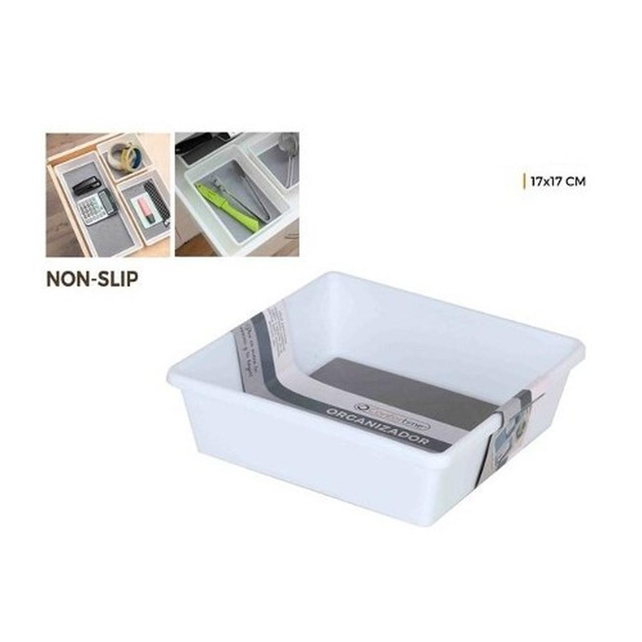 Multi-purpose Shelf Organiser Non-slip 17x17cm