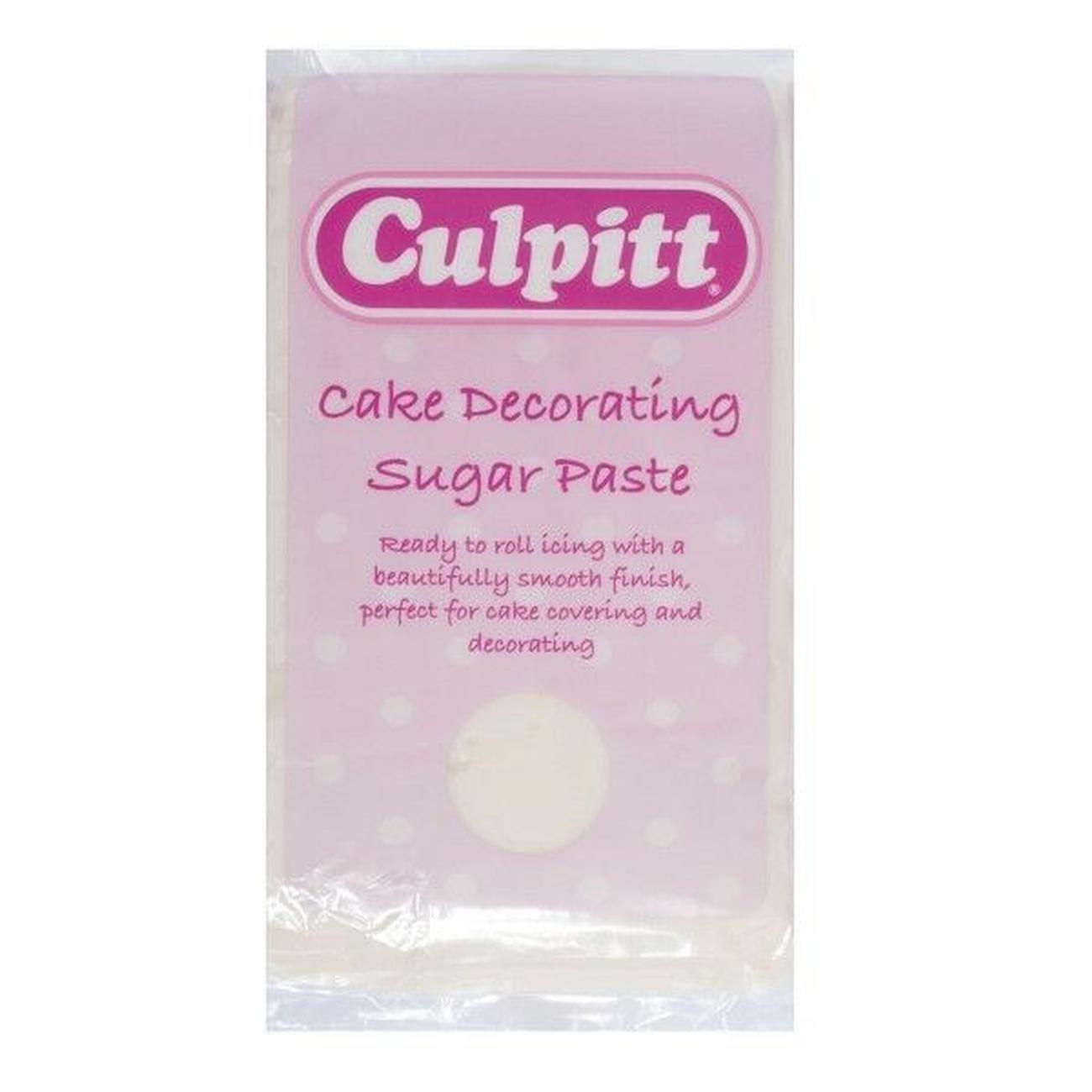 Culpitt Cake Decorating Sugar Paste Ready to Roll Icing Ivory 250g