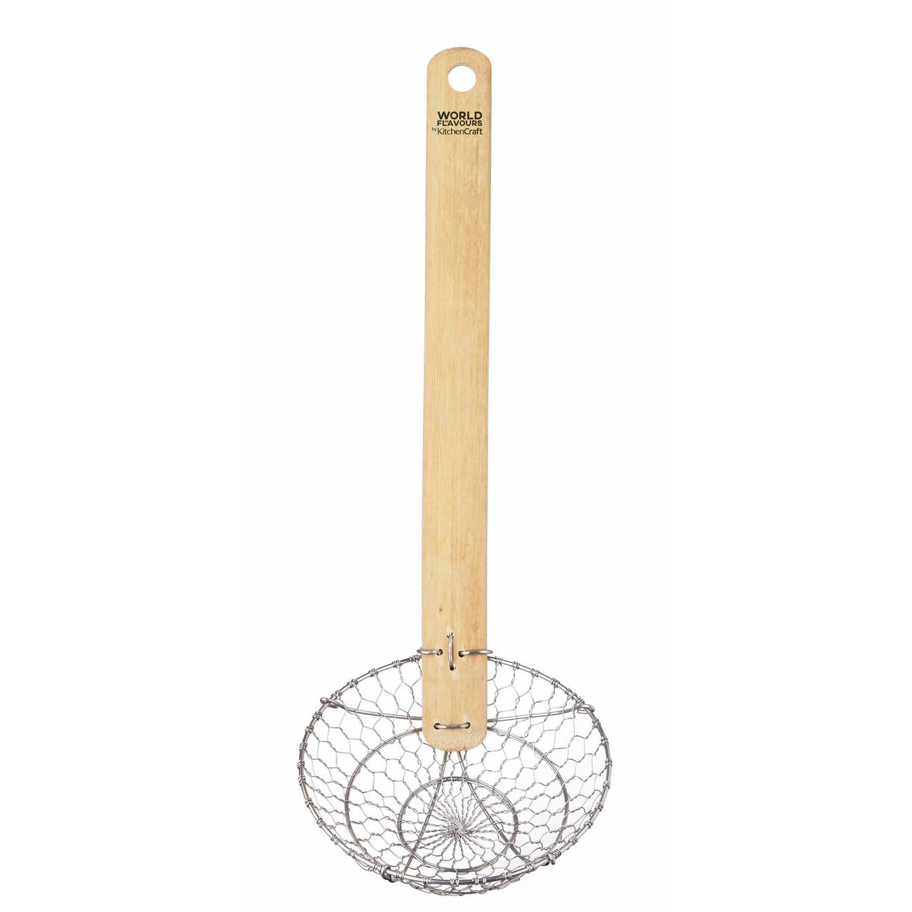 KitchenCraft World of Flavours Bamboo Skimmer