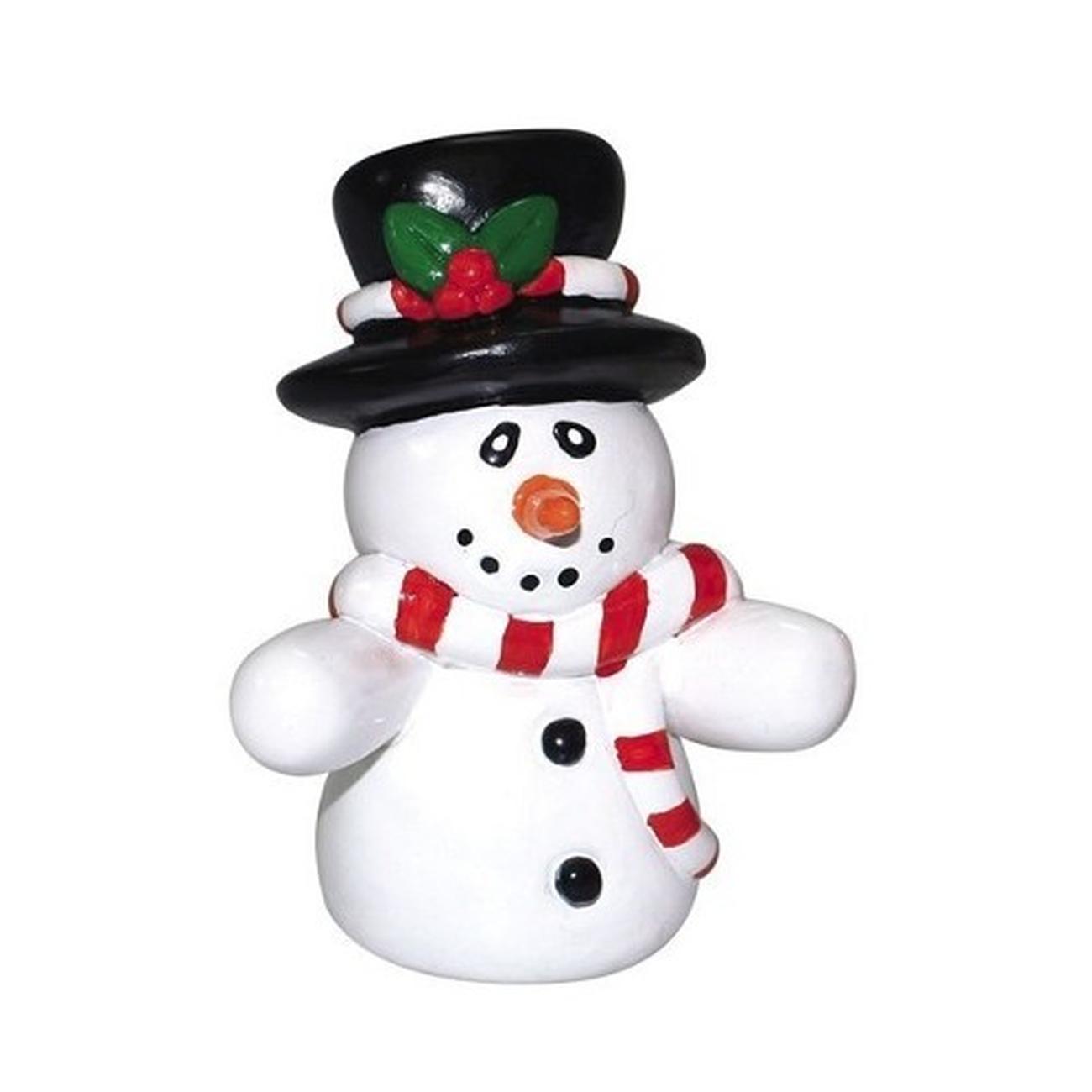 Cake Topper Plastic Snowman 50mm