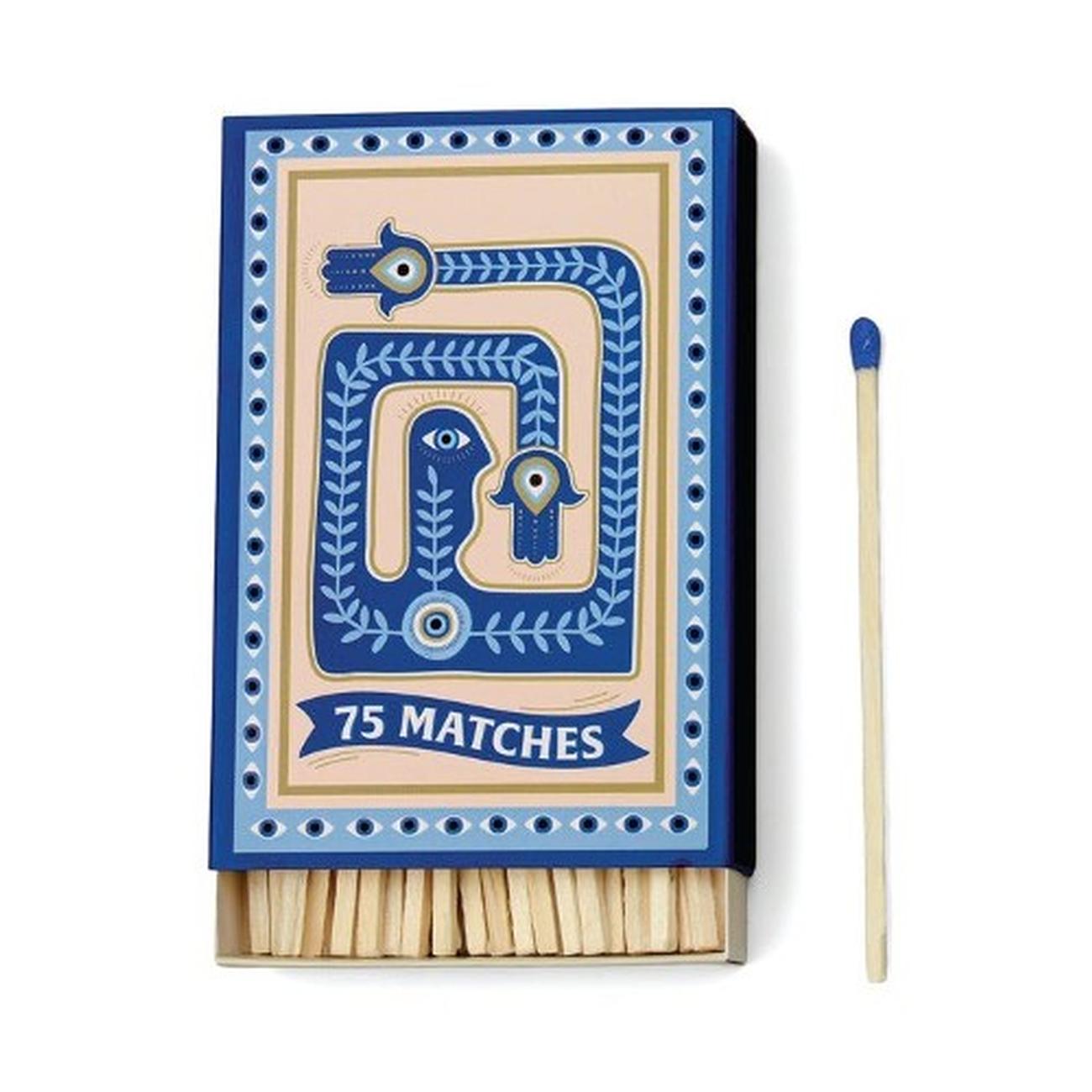Paddywax Adopo Boxed Matches Eye Blue
