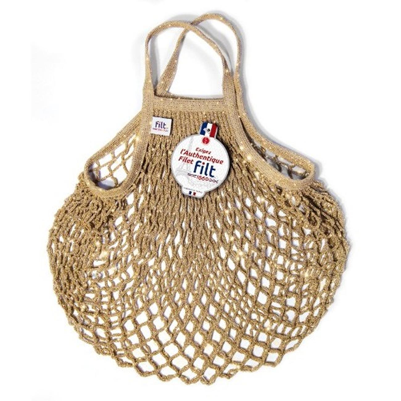 Filt French Market Bag Short Handle Golden Beige
