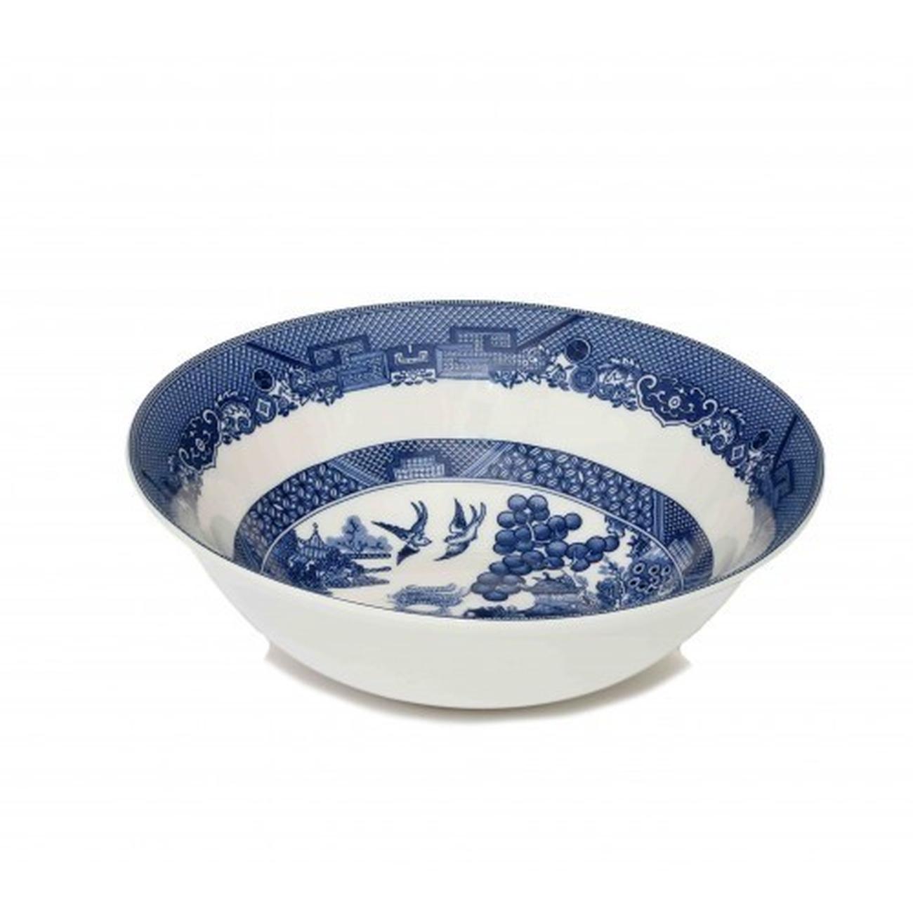 Blue Willow Bowls Set Of 2 Vintage Blue Willow Soup Bowls Ruby Lane