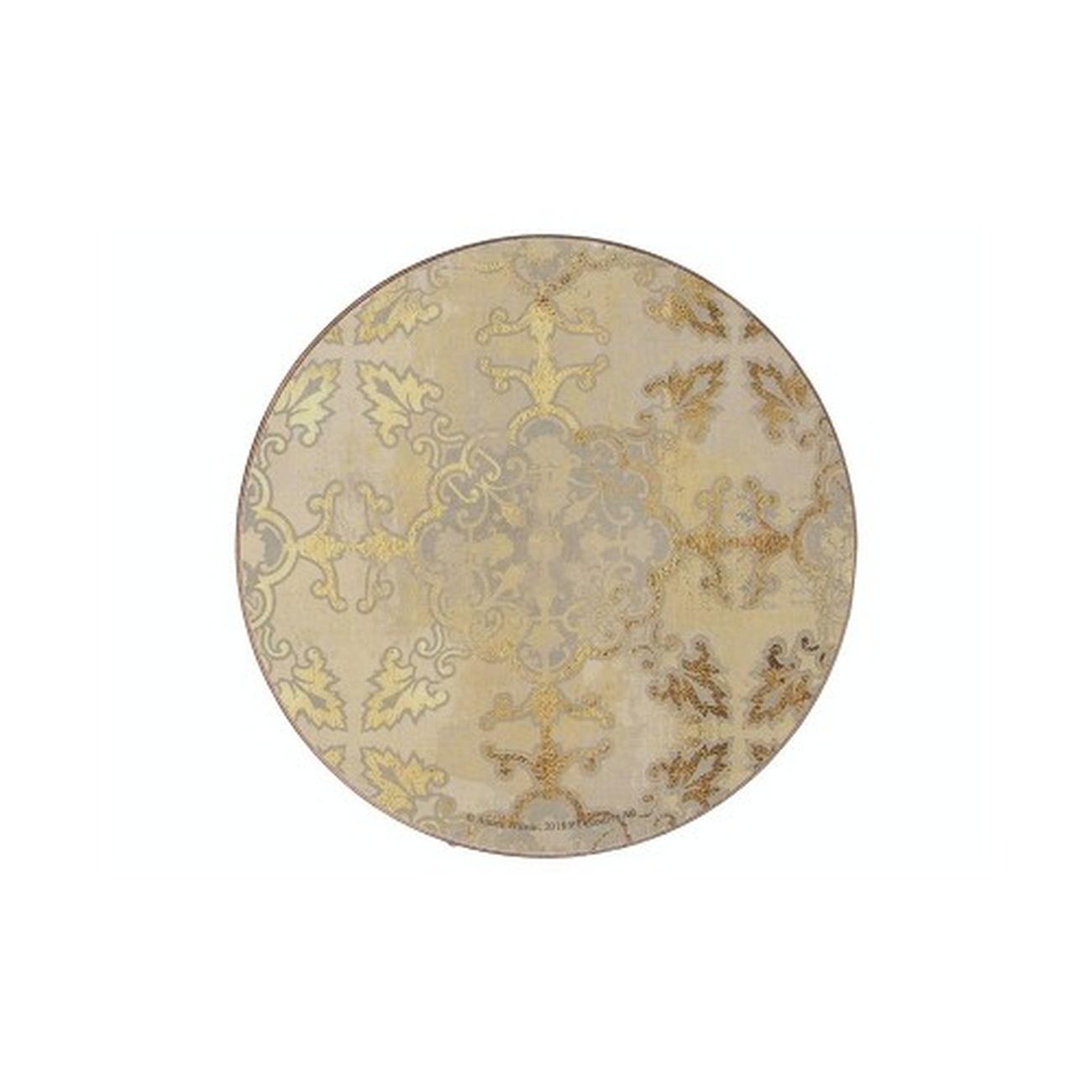 Creative Tops Gold Impressions Pack Of 4 Premium Round Coasters