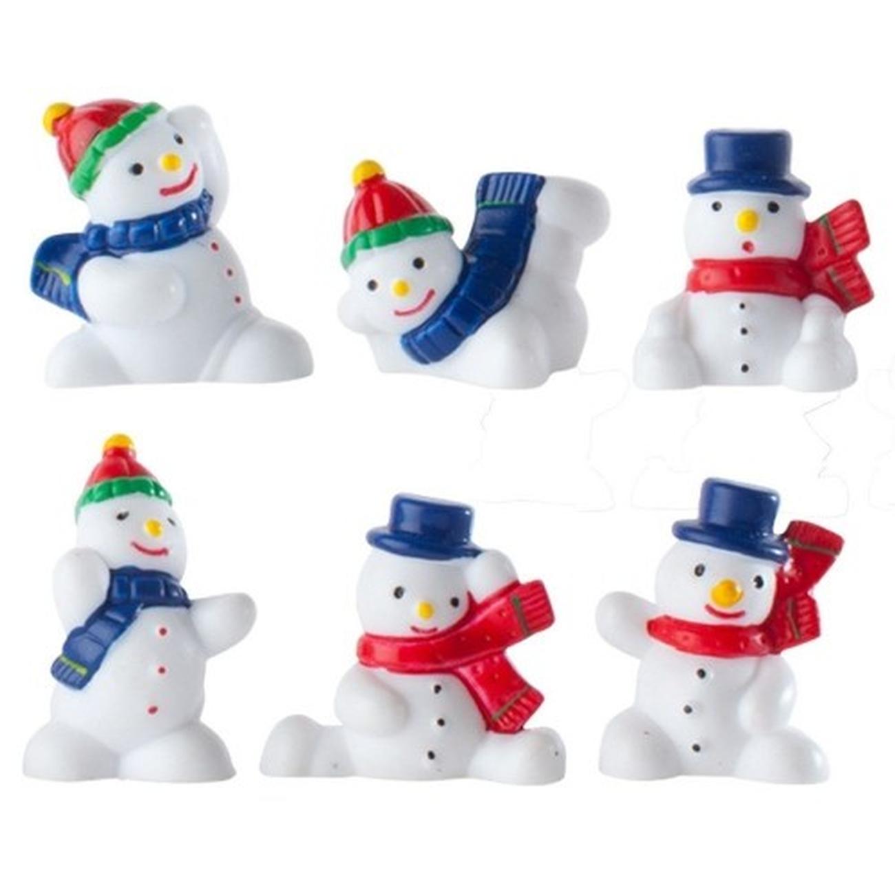 Culpitt Cake Topper Snowmen Assorted Designs 35mm