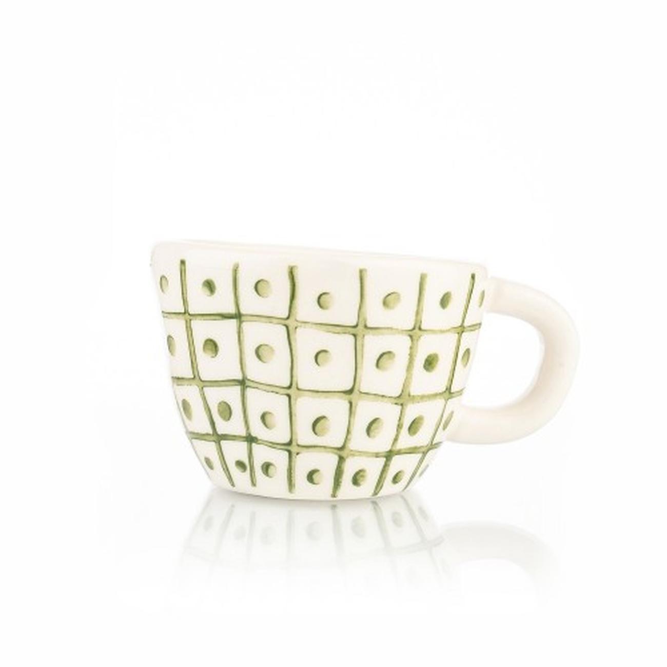 Siip Espresso Cup-Green Line Dot