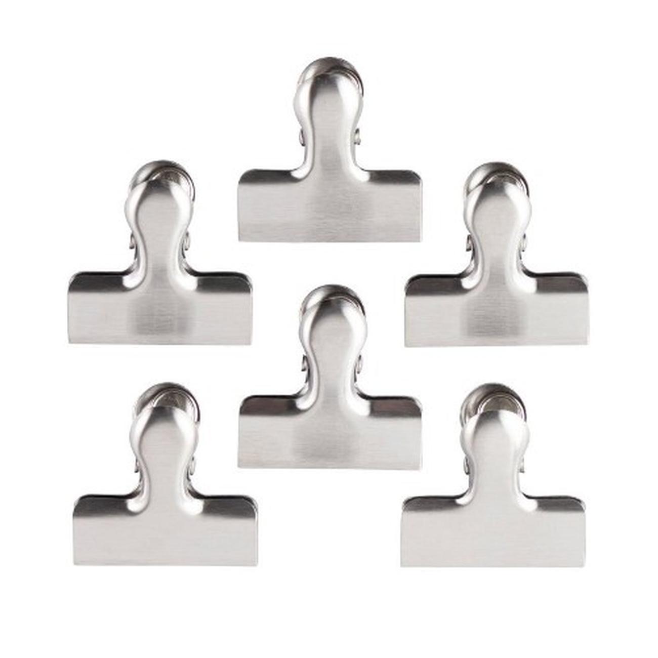 Taylor's Eye Small Stainless Steel Bag Clips Set of 6