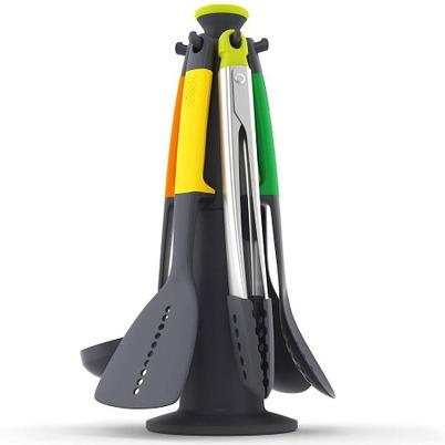 Joseph Joseph Elevate 6pc Utensils Carousel Set with Tongs