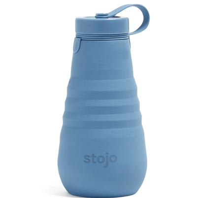 Stojo Collapsible Bottle 20oz Steel Blue