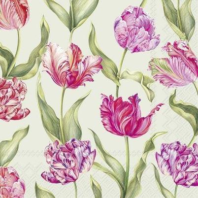 IHR Lunch Napkins Estelle Light Green IHR Lunch Napkins Estelle Light Green