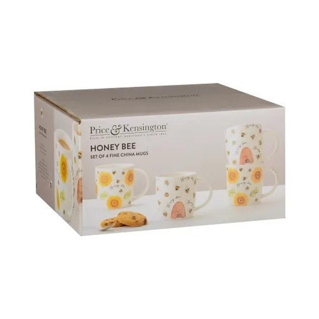 Price & Kensington Honey Bee Mugs Set of 4