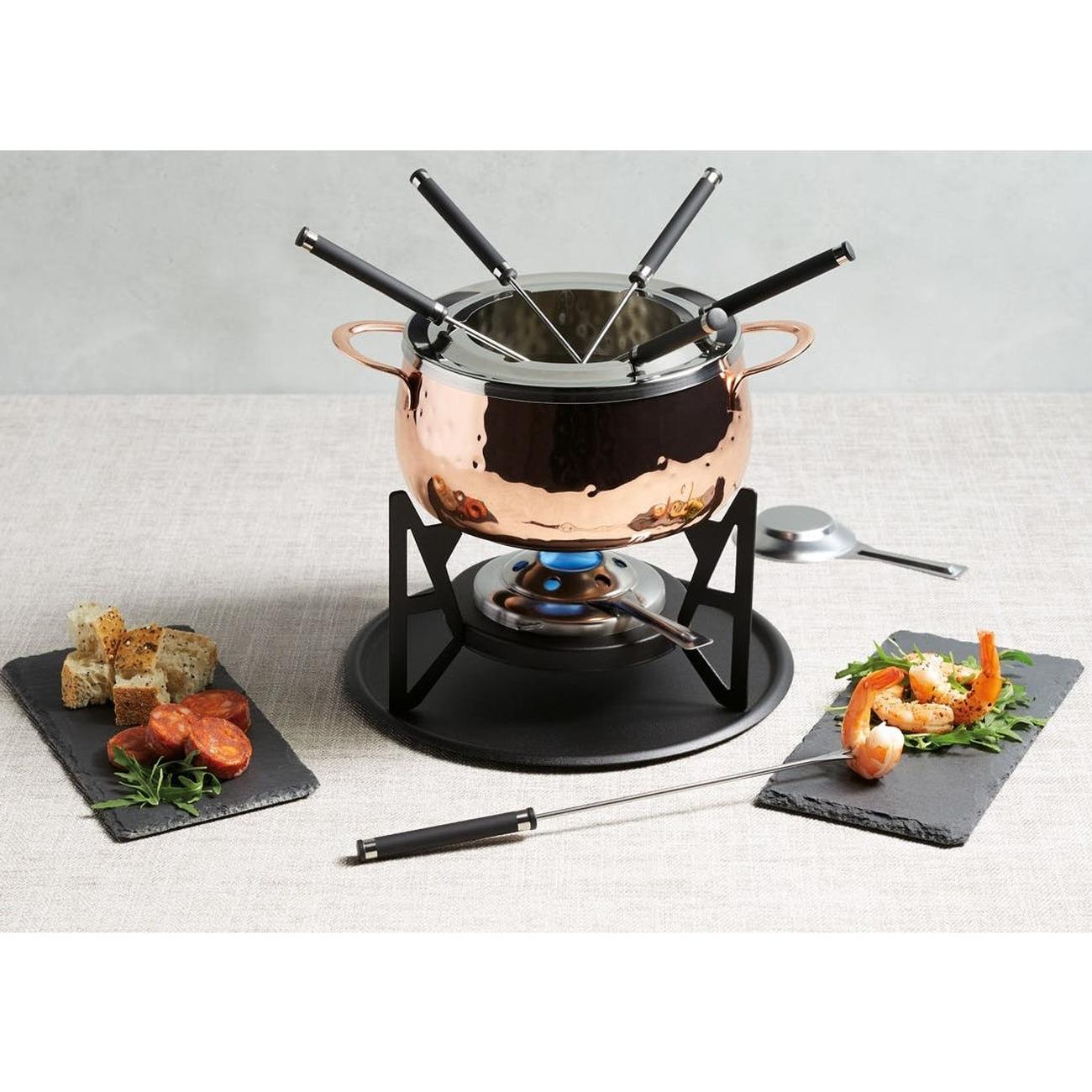 Artesà Copper Effect Fondue Set - The Kitchen Whisk