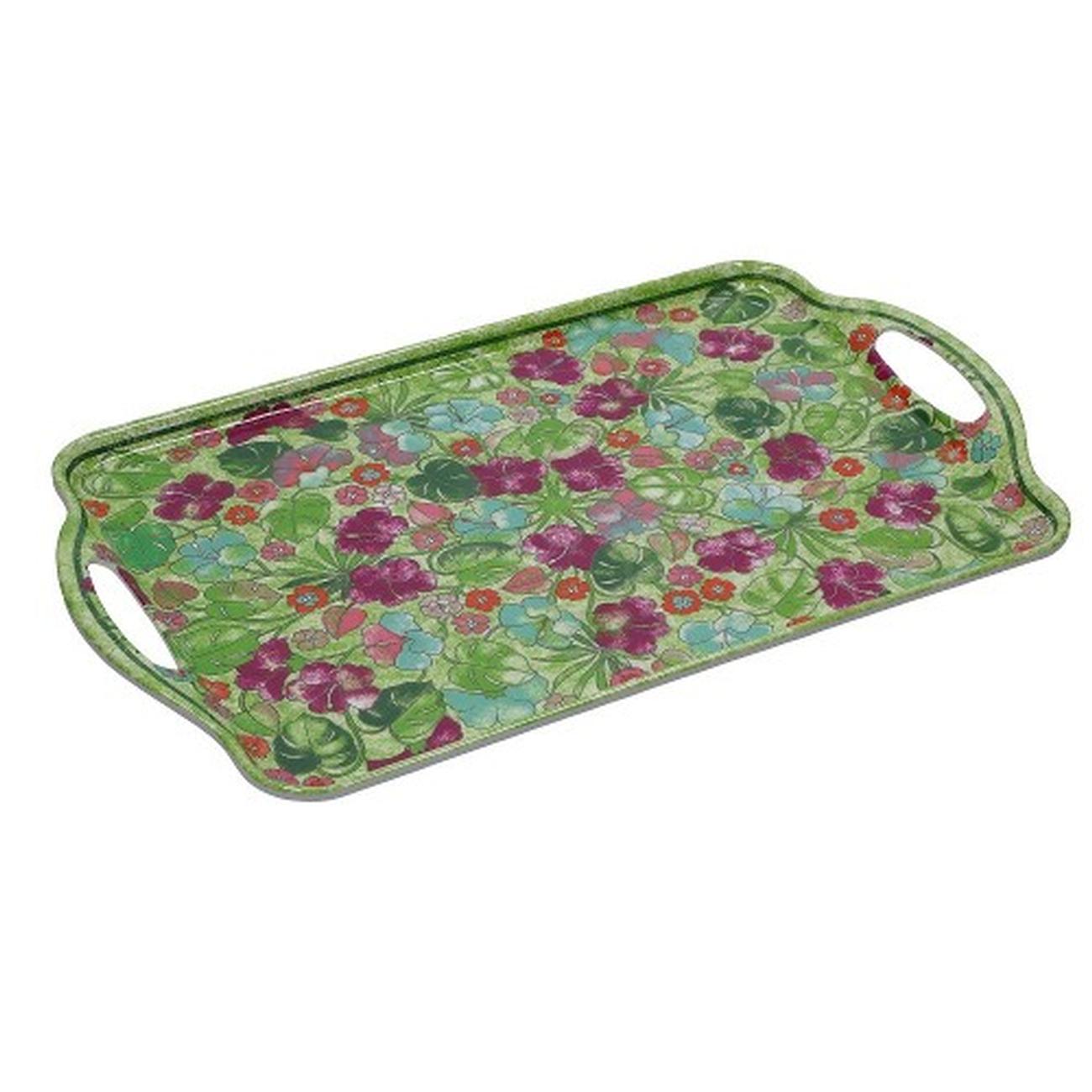 Aloha Rectangular Tray with Handles by Rose & Tulipani