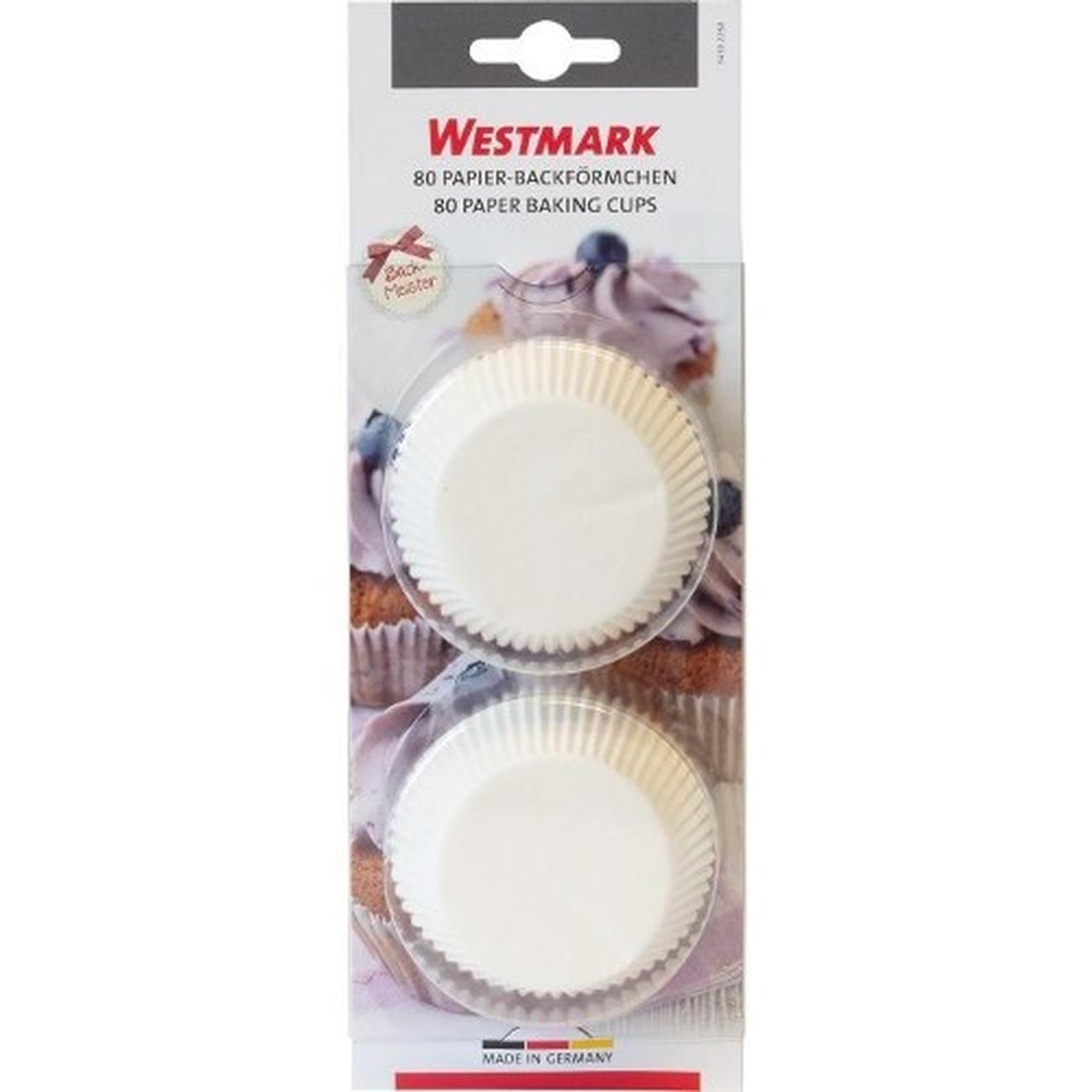 Westmark 80 Muffin Baking Cases White
