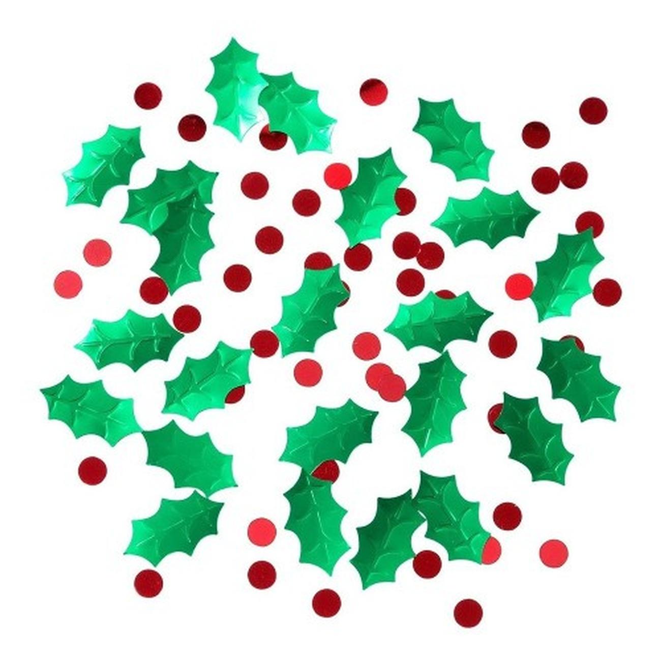 Christmas Holly Scatter Confetti