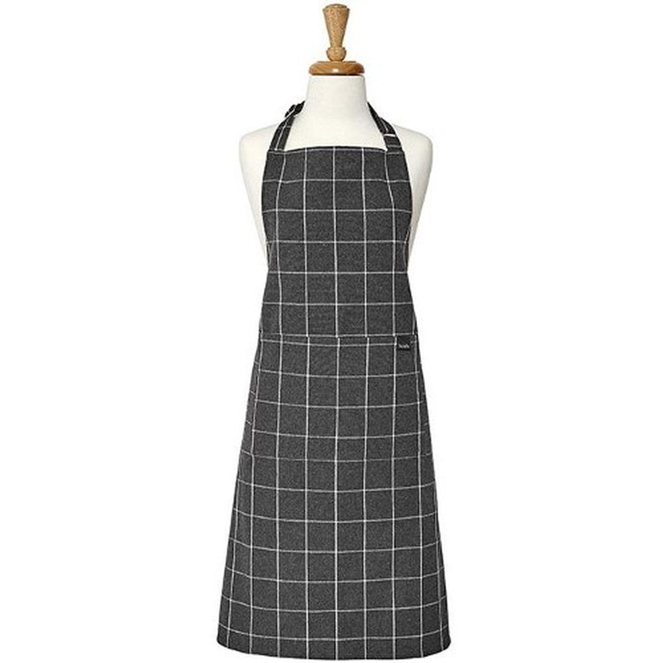 Ladelle Eco Check Charcoal Apron