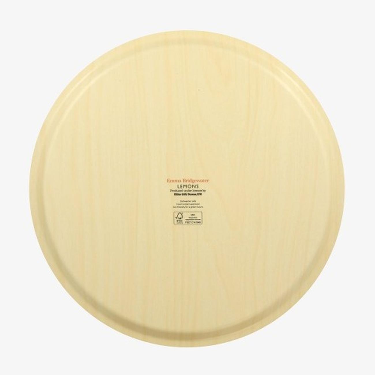 Emma Bridgewater Lemons Round Birch Tray