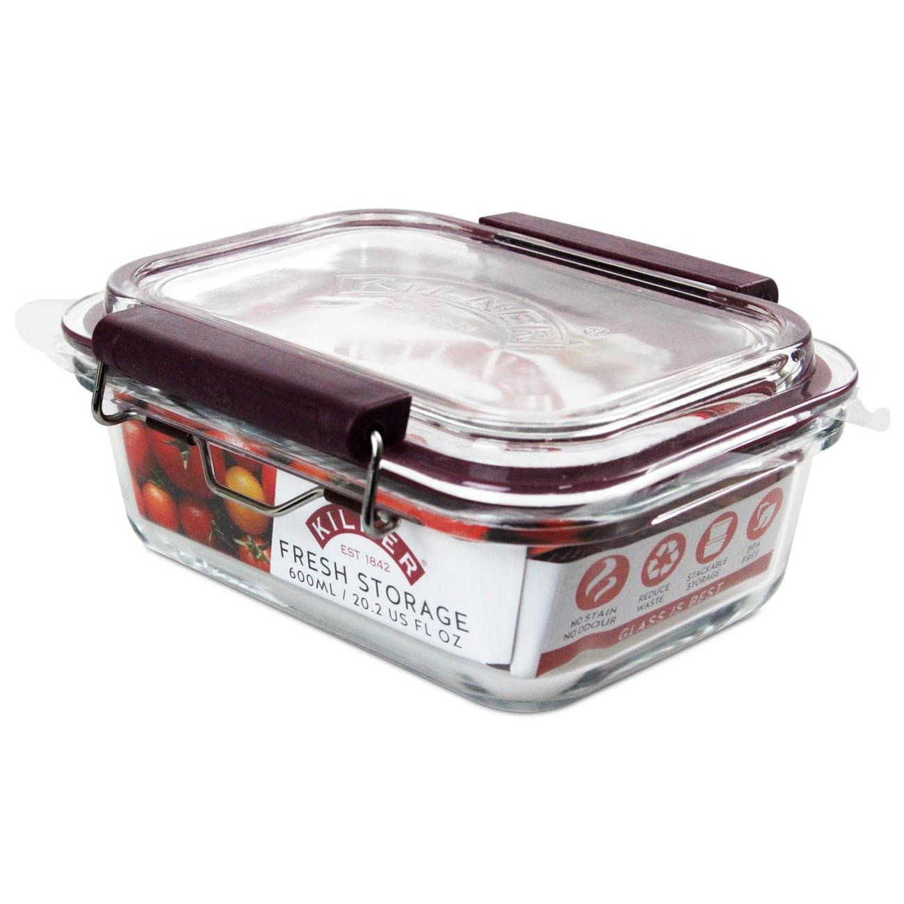 Kilner Fresh Storage Glass Container 600ml