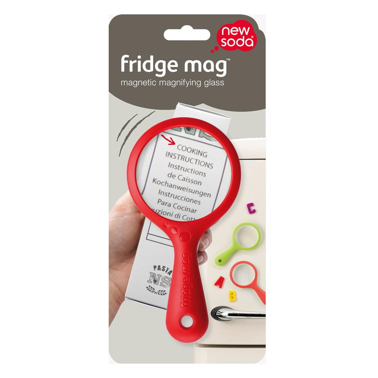 New Soda Fridge Mag Magnifying Glass