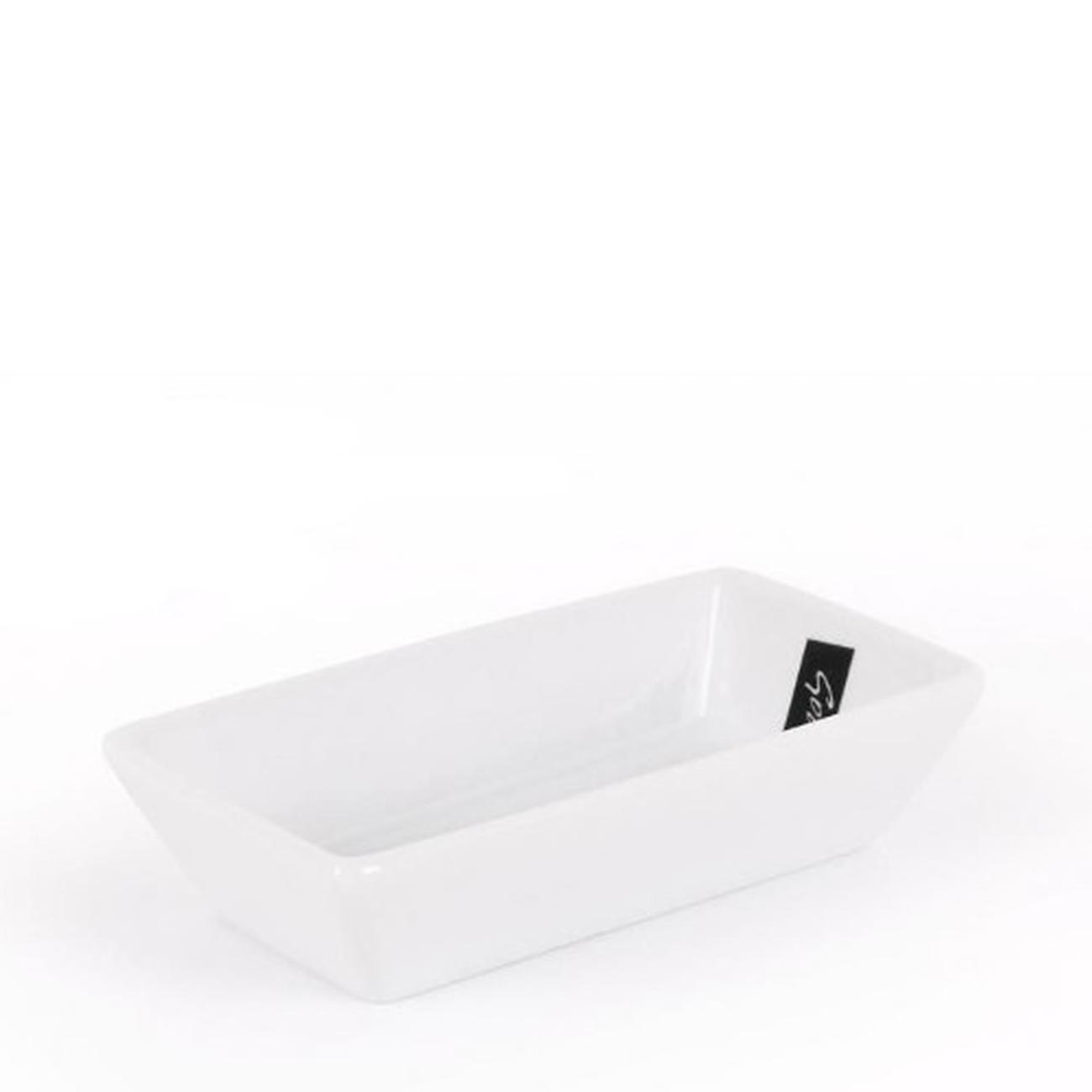 Gourmet White Bowl Rectangle Pica Pica