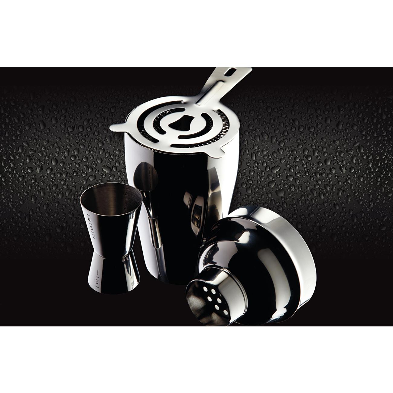 BarCraft Stainless Steel 3 Piece Cocktail Set