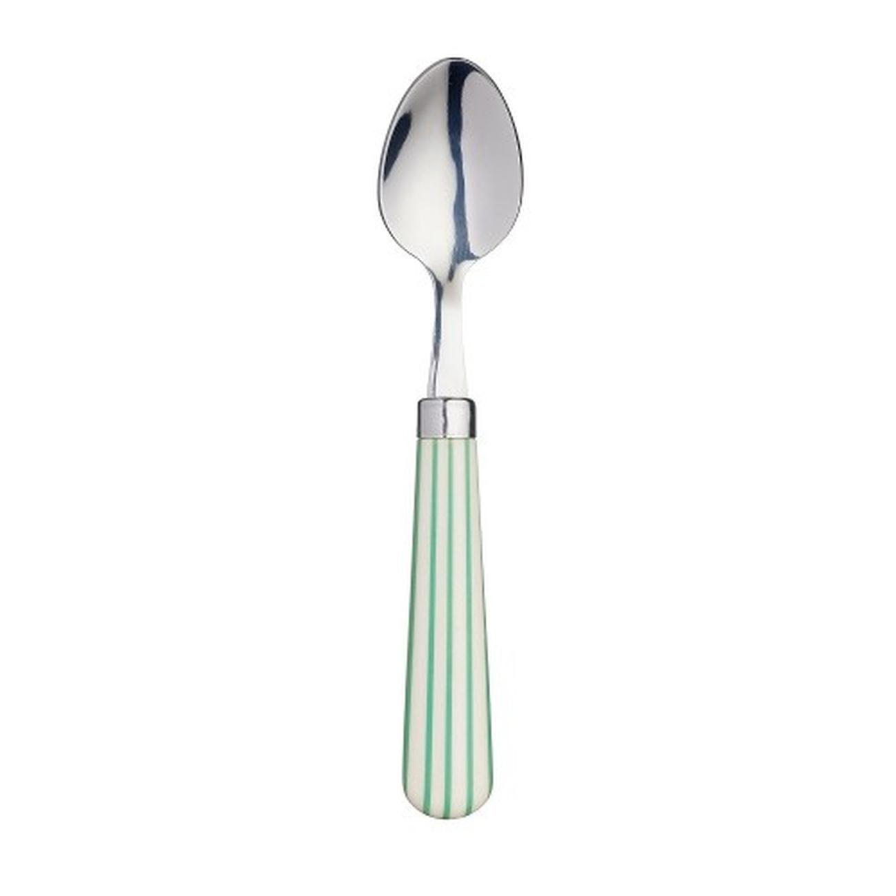 KitchenCraft Teaspoon Green Green Stripes Pattern