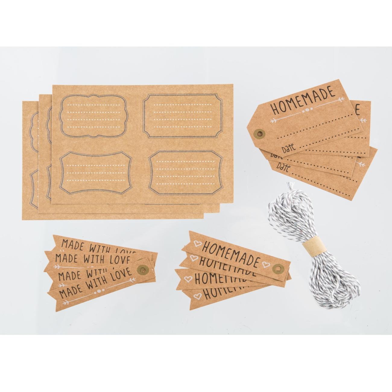 Kitchen Pantry 12pc Tag & Label Set