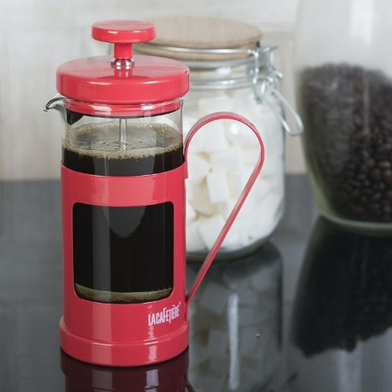 La Cafetiere 3 Cup Monaco Cafetiere Red