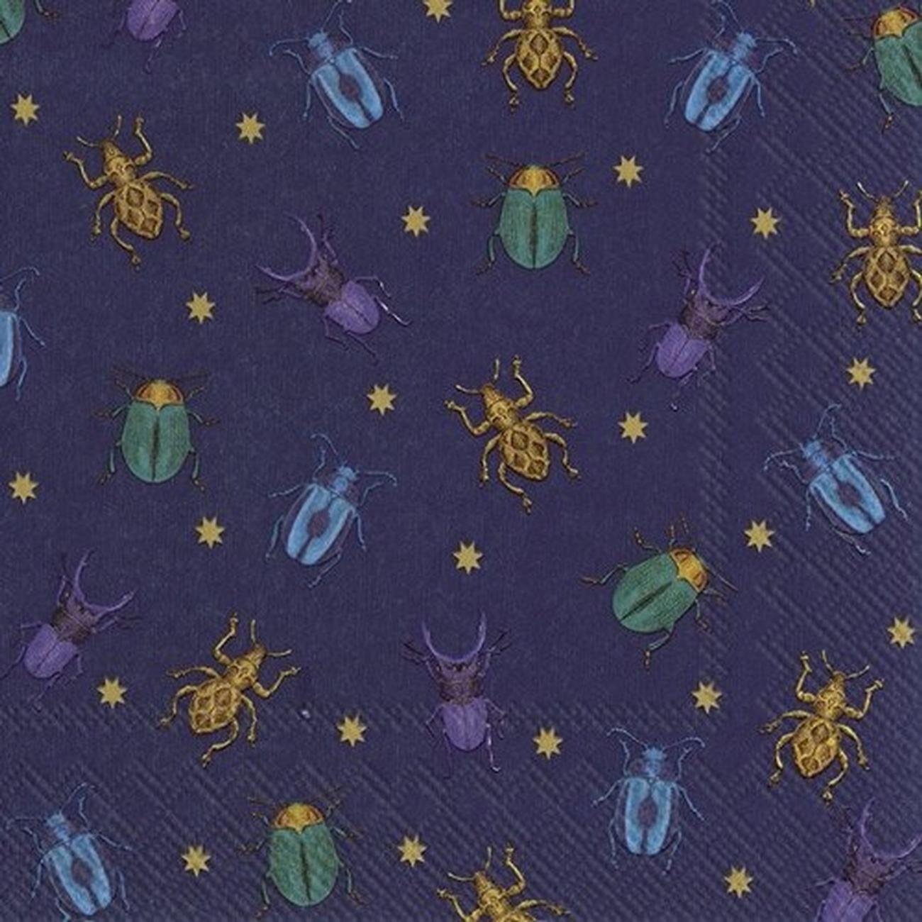 IHR Lunch Napkins Artdeco Blue