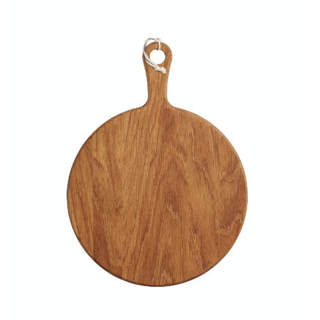 MasterClass Gourmet Prep & Serve Round Oak Paddle Board