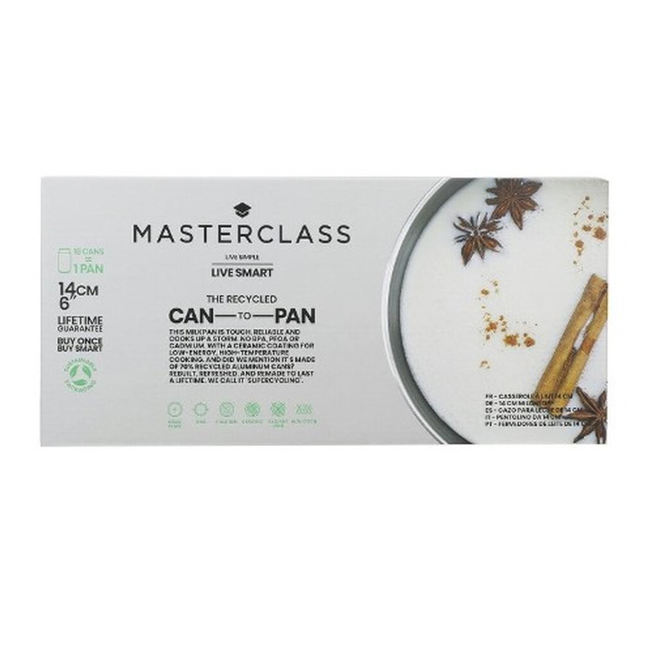 MasterClass Can-to-Pan 14cm Recycled Non-Stick Milk Pan