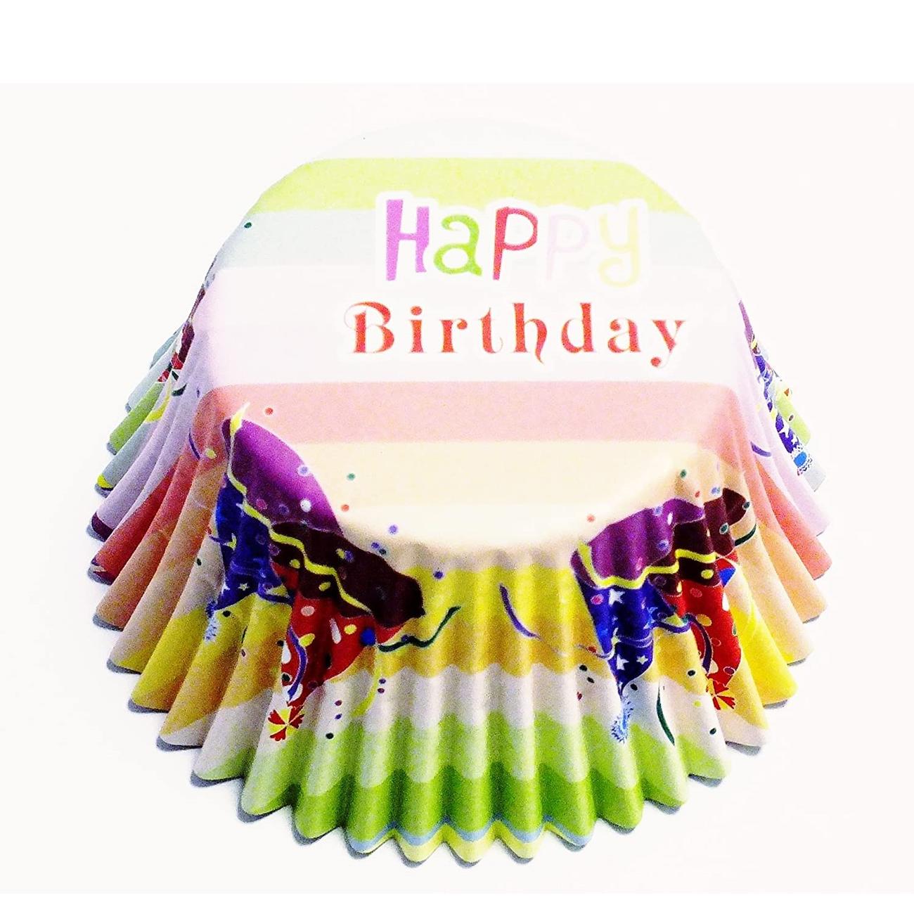 PME 30 Deep Foil Lined Cupcake Cases Party Hats