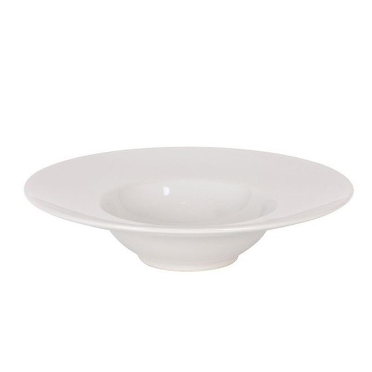 Ivory Shine White Pasta Plate 28cm