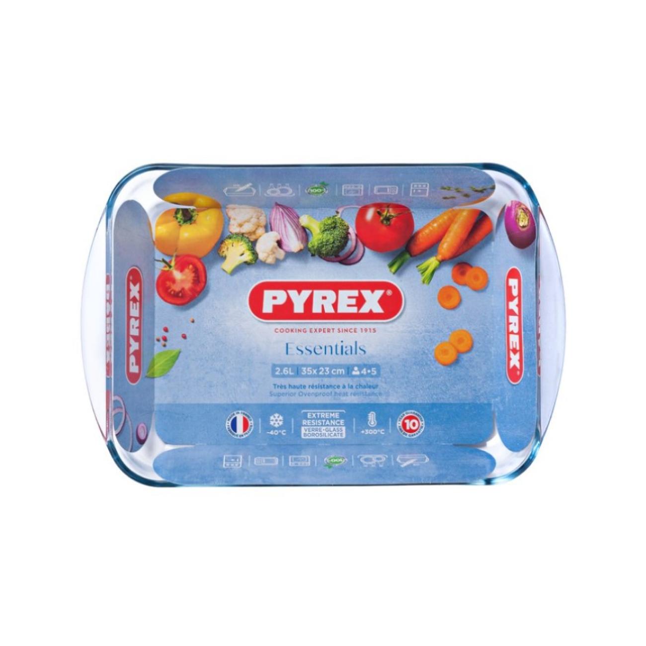 Pyrex Classic Glass Rectangular Roaster 40 x 27cm