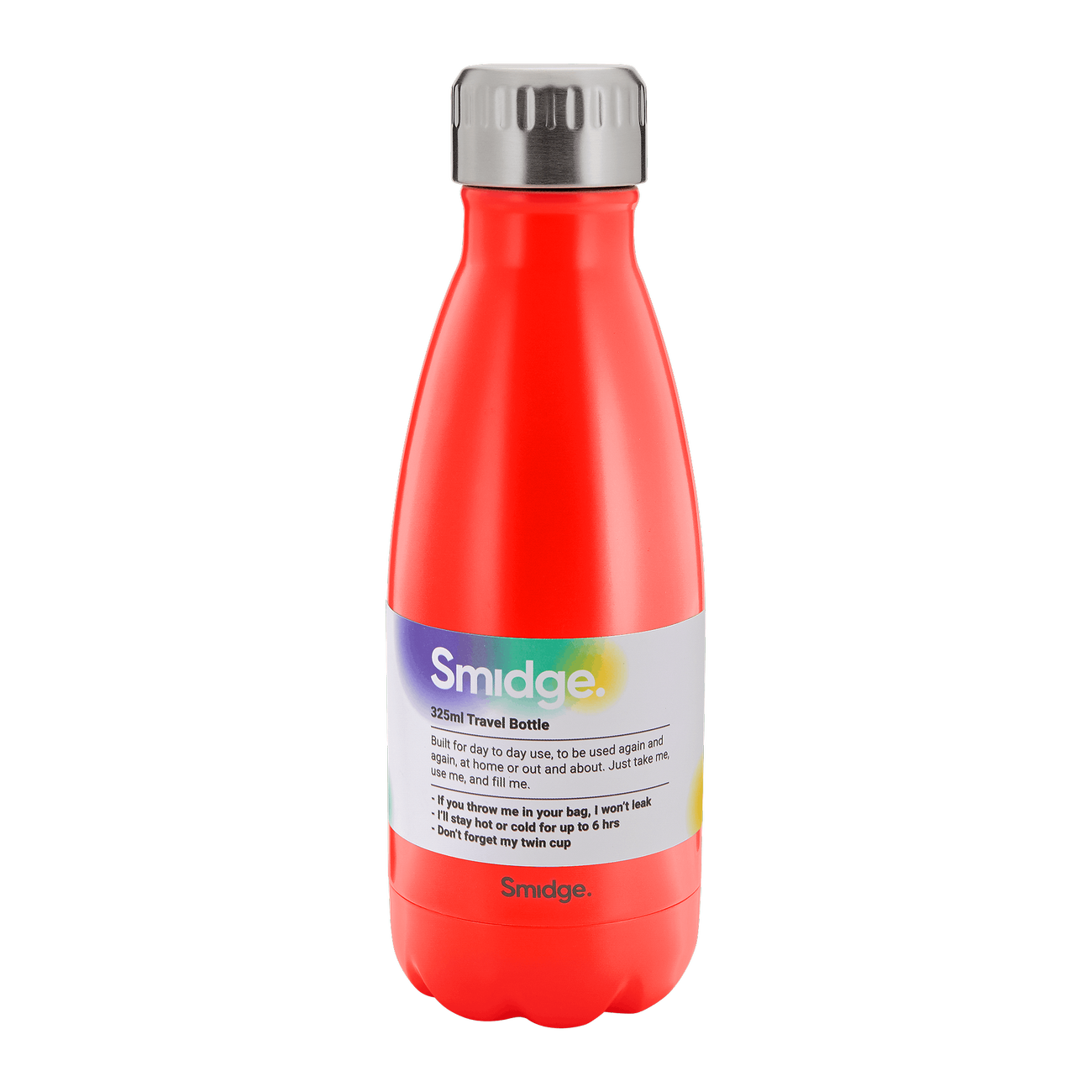 Smidge Travel Bottle Coral 325ml