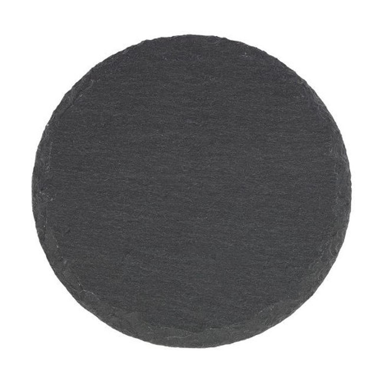 Westmark Set of 4 Natural Slate Coasters Round 10cm