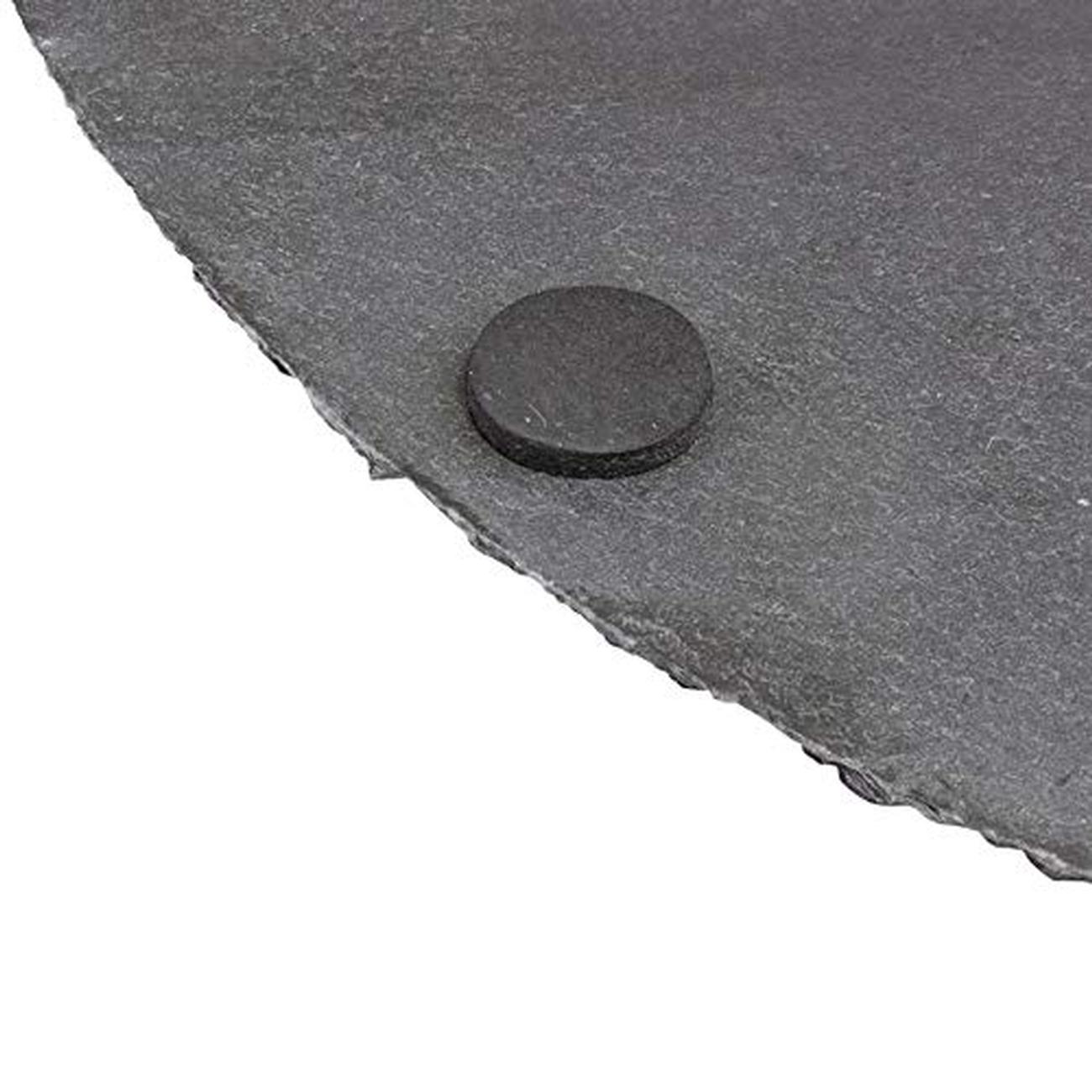 Westmark Set of 4 Natural Slate Coasters Round 10cm