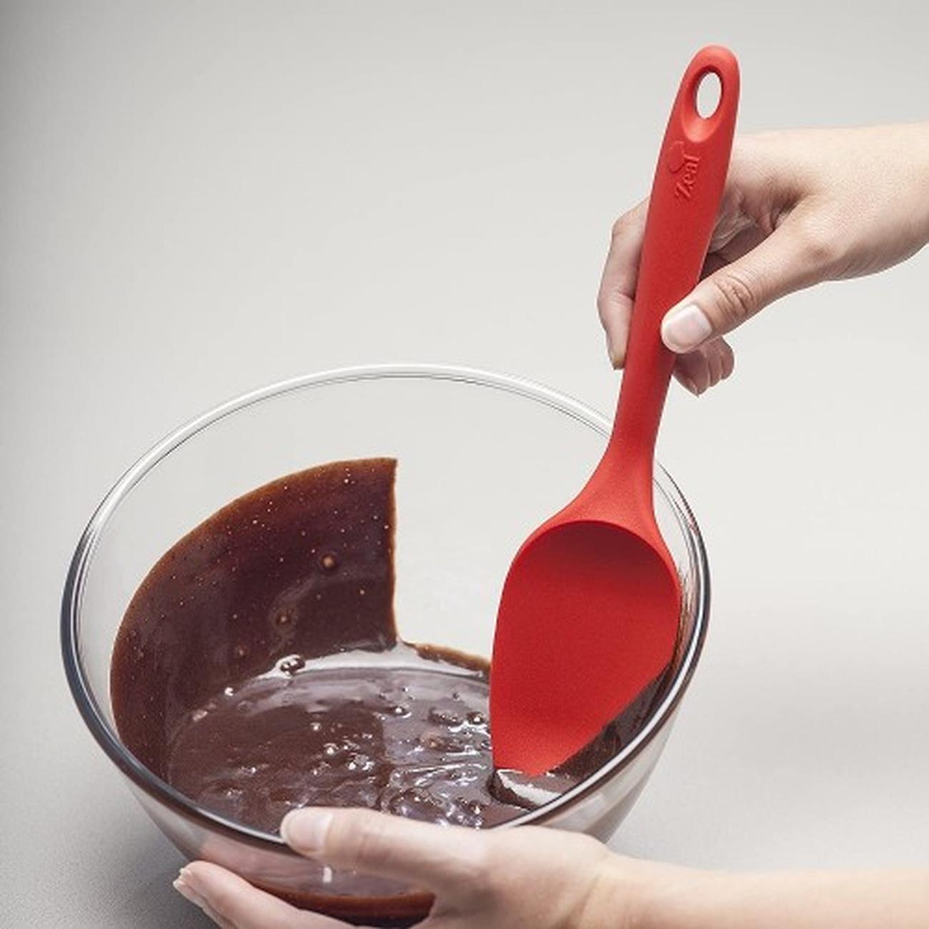 Zeal Silicone Spatula Spoon Large Red
