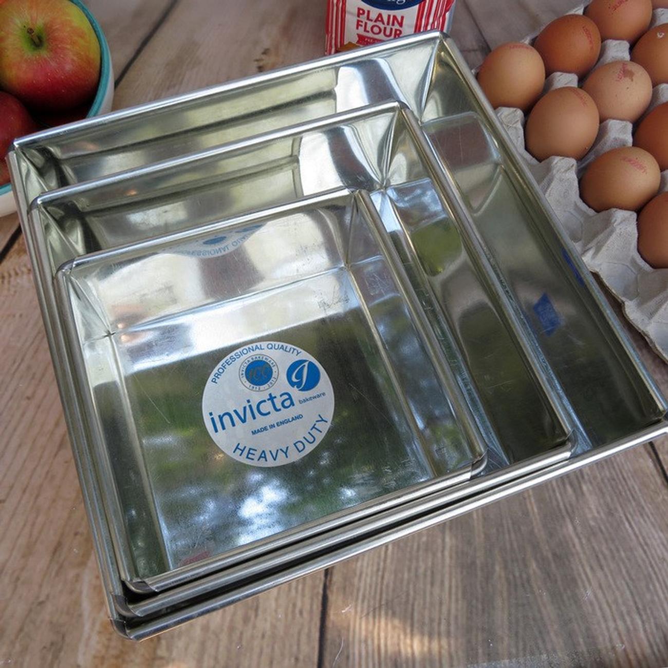 Invicta Professional Square Cake Tin 6 Inch