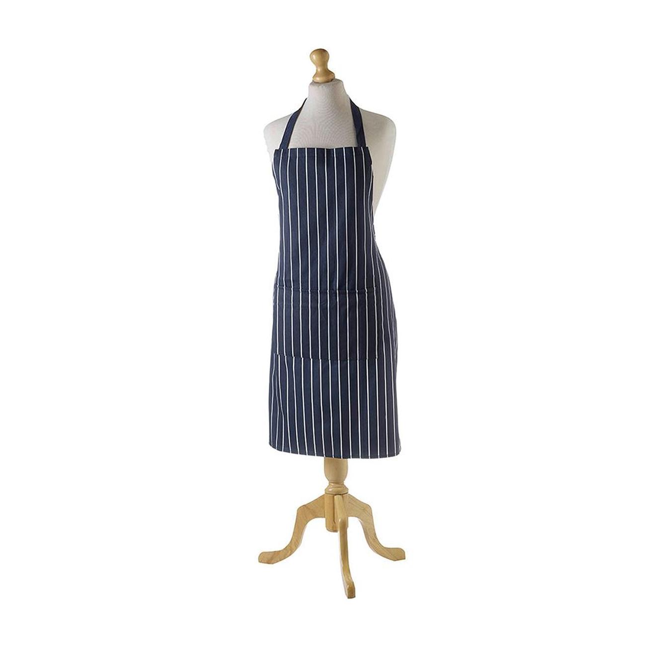 Butcher's Stripe Navy Apron