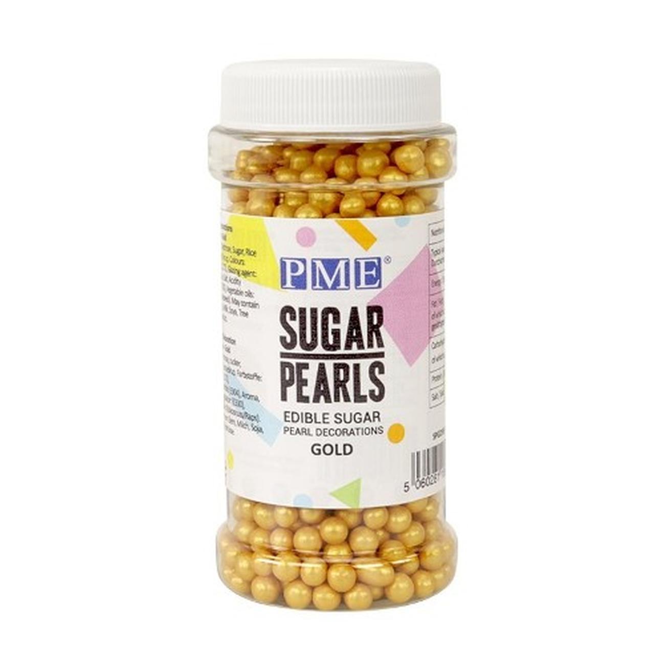 PME Sugar Pearls Gold 4mm 100g