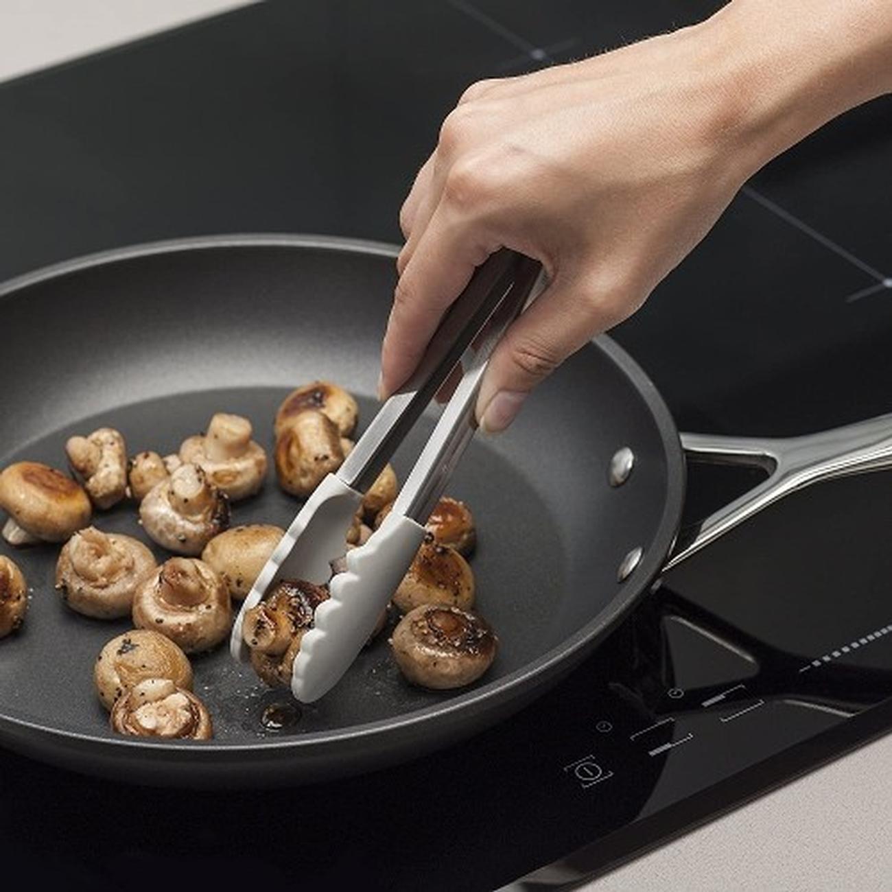 Zeal Silicone Mini Kitchen Tongs French Grey