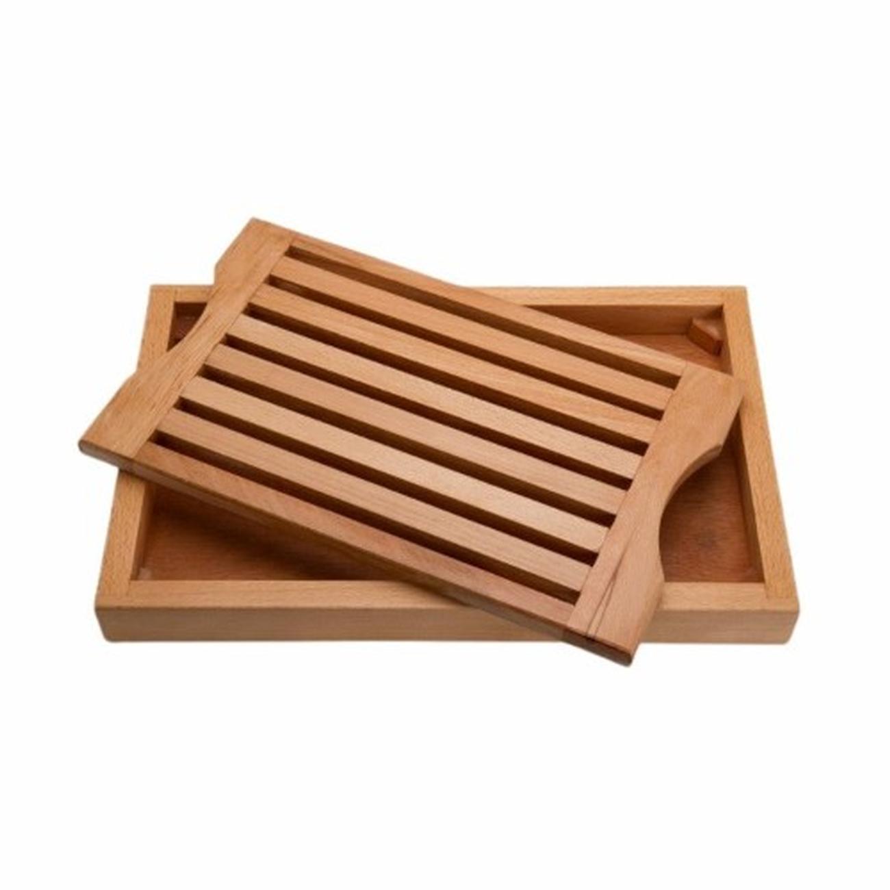 Caulfield Country Boards Crumb Catcher Breadboard-Beech