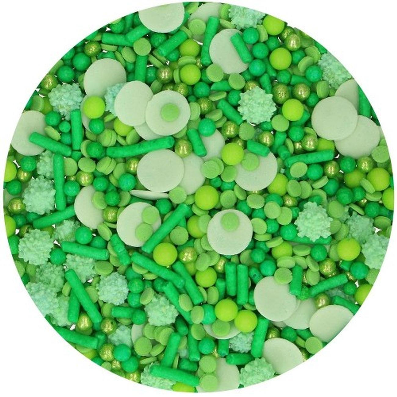 FunCakes Edible Sprinkle Medley Green 65 g